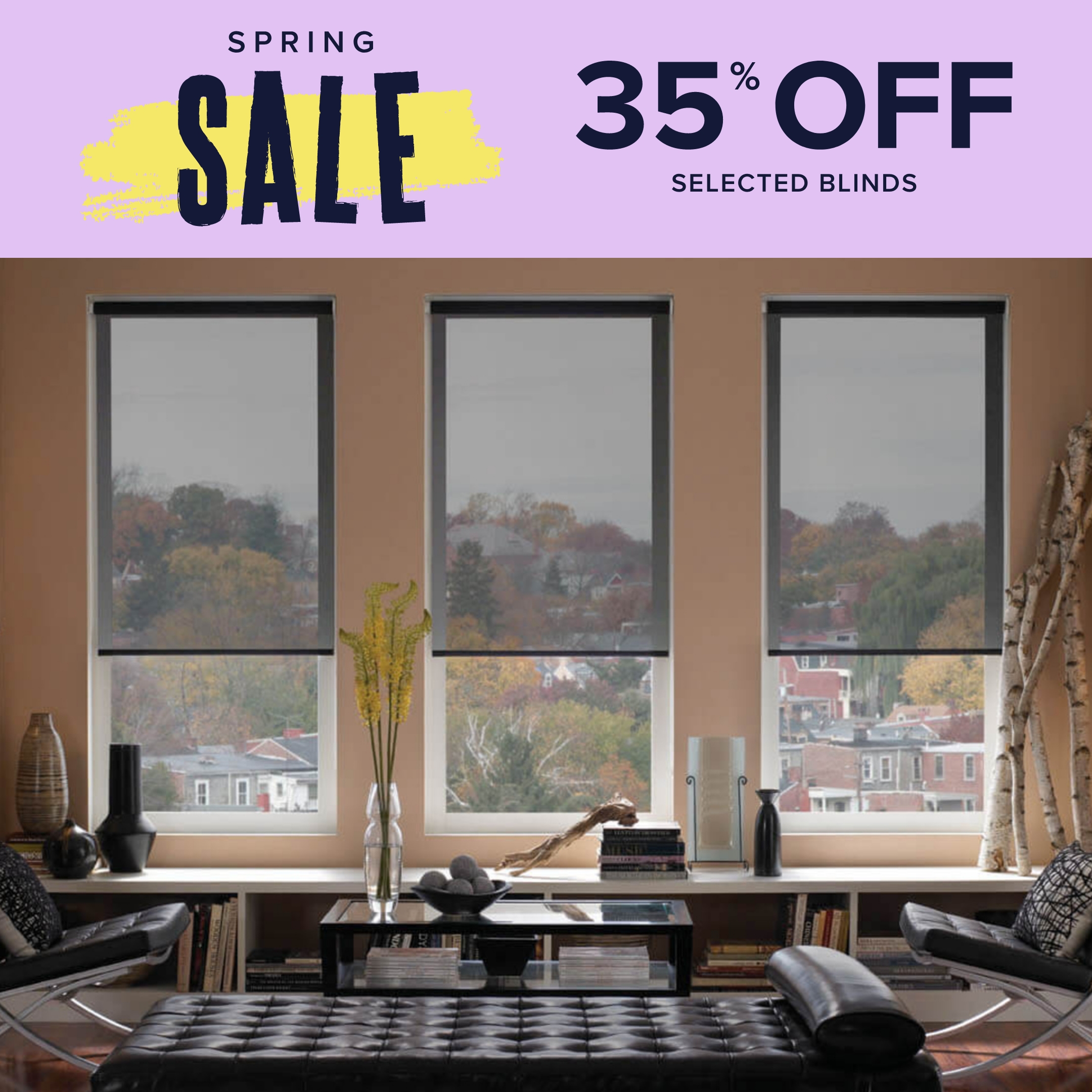 Big Spring Sale - 35% Off Selected Window Coverings | Victory